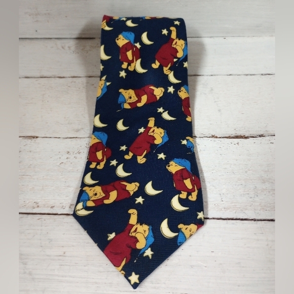 Disney | Accessories | Vintage Winnie The Pooh Tie Necktie Grumpy ...
